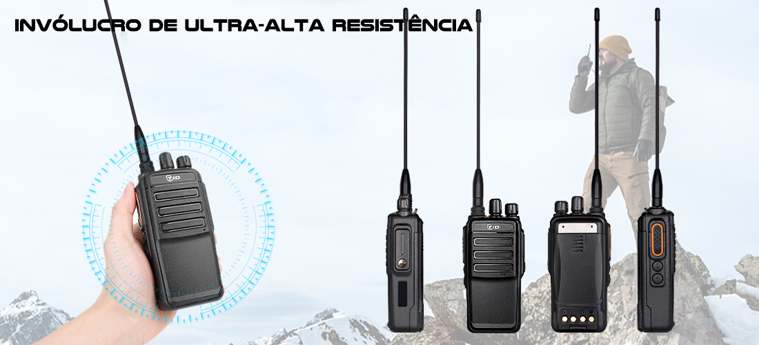 Rádio TID DMR TD-DP710 rádio VHF:136-174MHz UHF:400-480MHz Canais:64 Factory Hotel Outdoor Driving